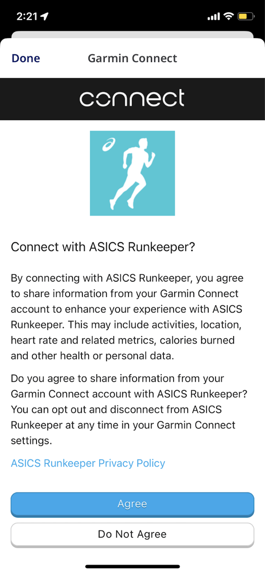 Garmin: How to connect and use with Runkeeper